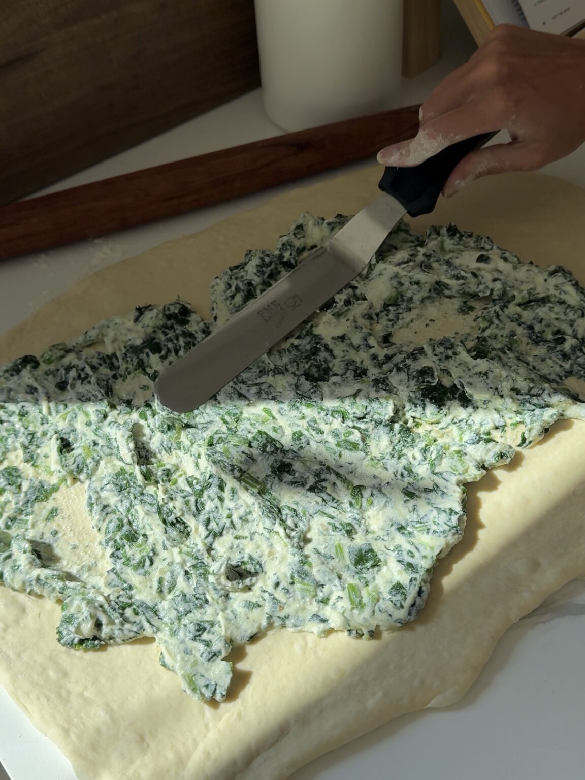 Spinach & Ricotta Bread Scrolls - Tasting Thyme